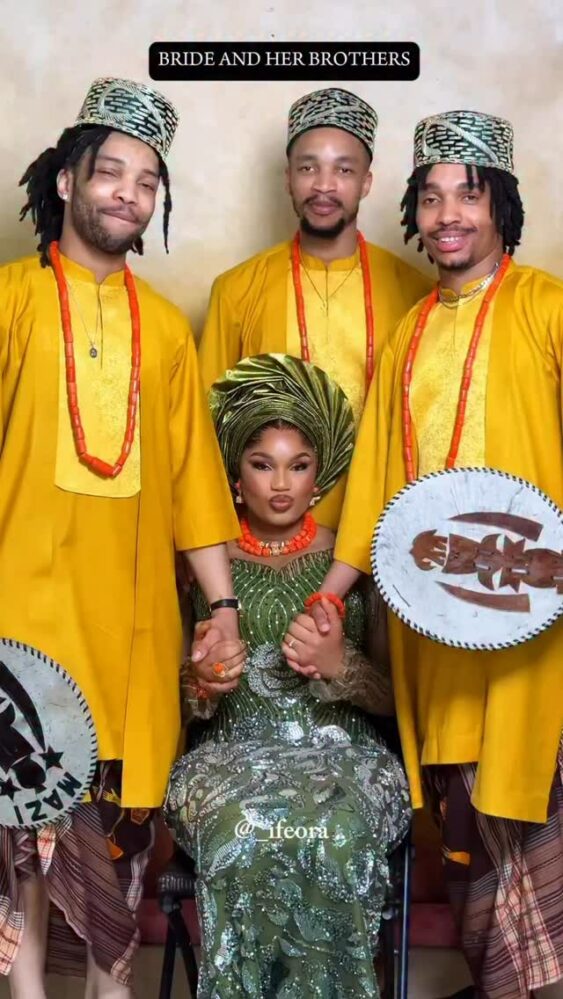 This Bride and Her Brothers Came Through With Love & Beauty