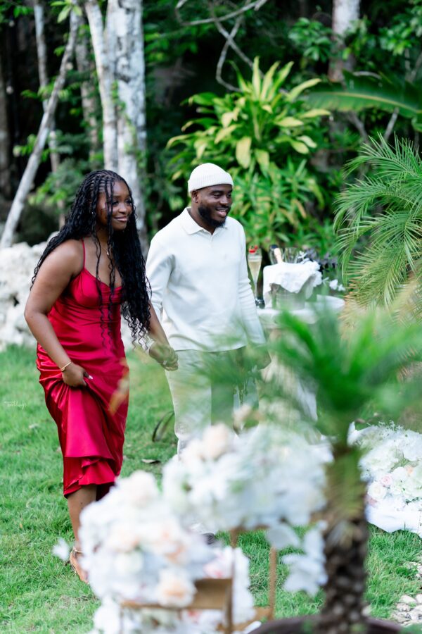 Ndi Surprised Chisom with a Magical #BNBling in Cancun, Mexico